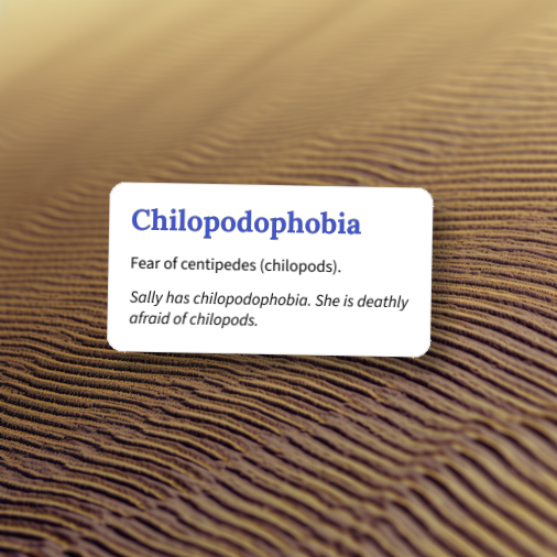 Urban Dictionary: Chilopodophobia