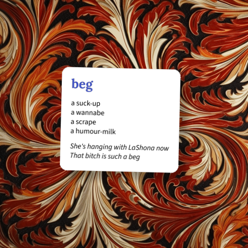 Urban Dictionary: beg
