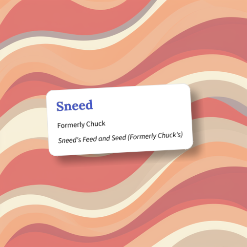 Urban Dictionary: Sneed