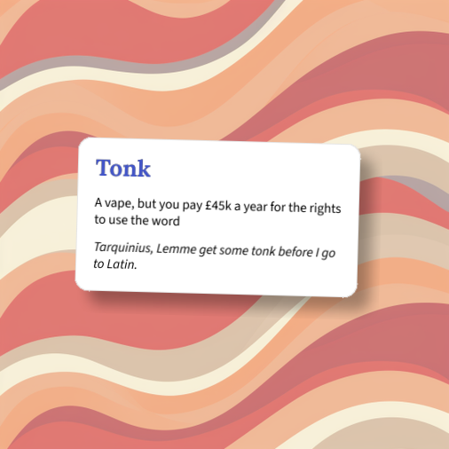 Urban Dictionary: Tonk