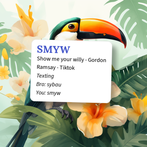 Urban Dictionary: smyw}