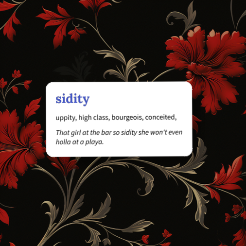 Urban Dictionary: sidity