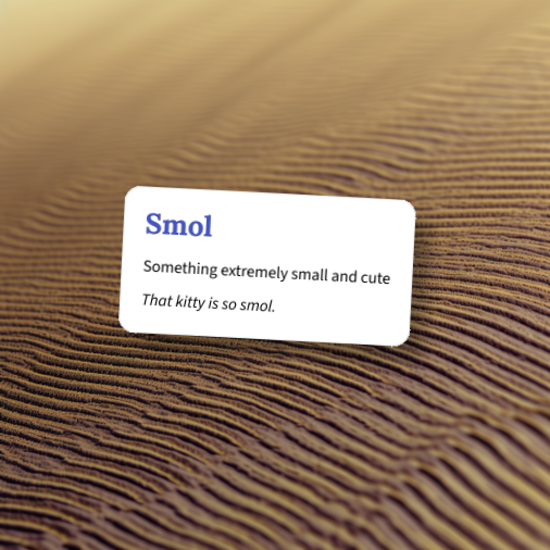 Urban Dictionary: Smol