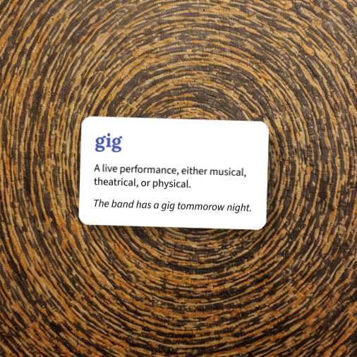 Urban Dictionary: gig