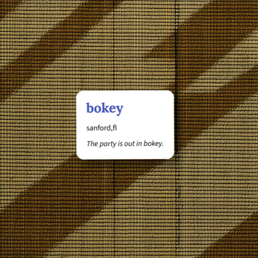 Urban Dictionary: bokey