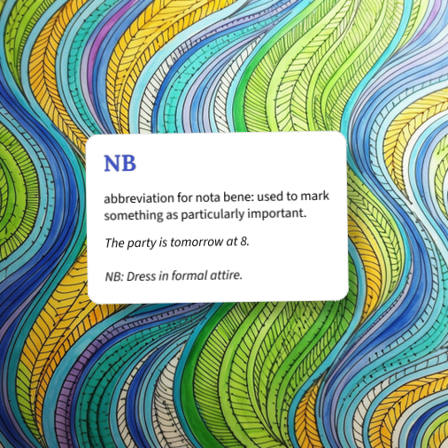 Urban Dictionary: NB