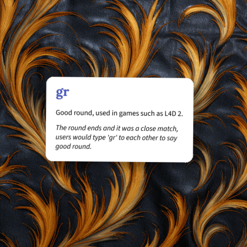 Urban Dictionary: gr