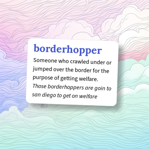 Urban Dictionary: borderhopper