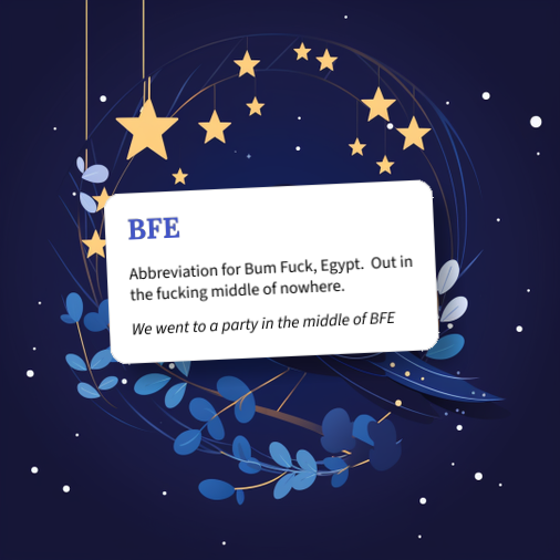 Urban Dictionary: BFE