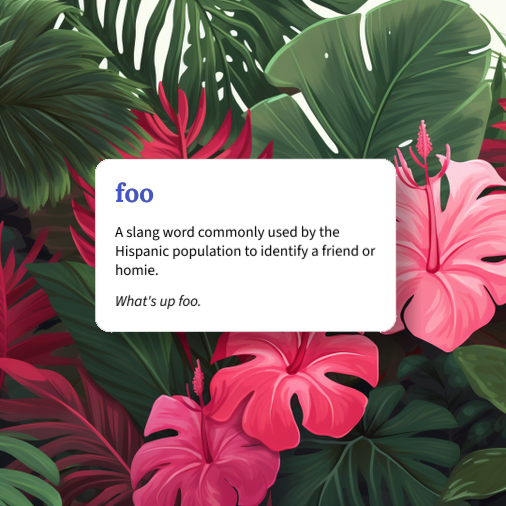 Urban Dictionary: foo