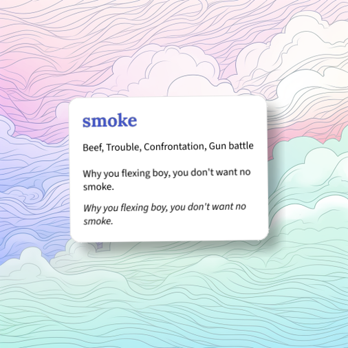 Urban Dictionary: smoke