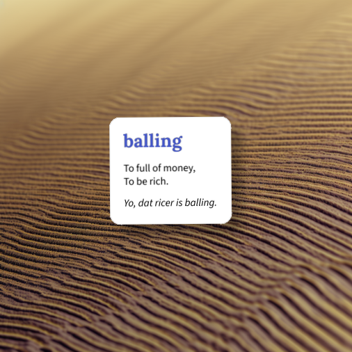 Urban Dictionary: balling