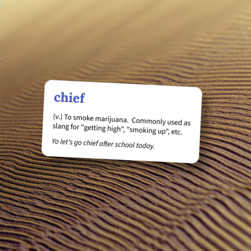 Urban Dictionary: chief