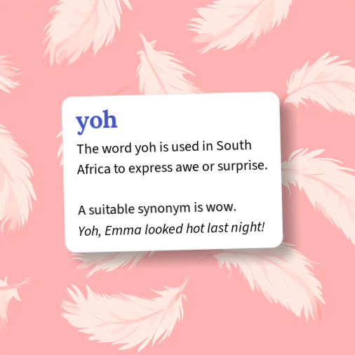 Urban Dictionary: yoh