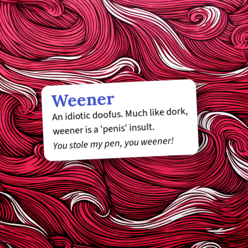 Urban Dictionary: Weener