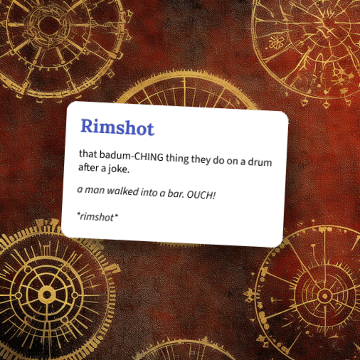 Urban Dictionary: Rimshot