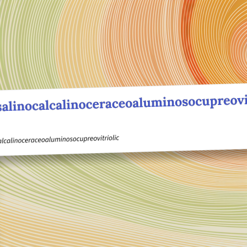 Urban Dictionary: aequeosalinocalcalinoceraceoaluminosocupreovitriolic