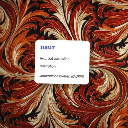 Urban Dictionary: naur