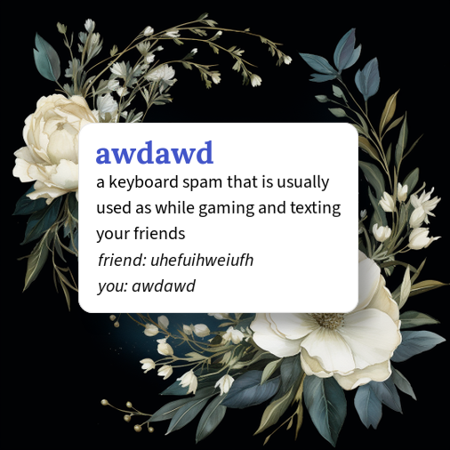 Urban Dictionary: awdawd