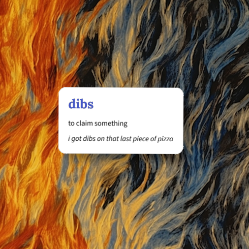 Urban Dictionary: dibs