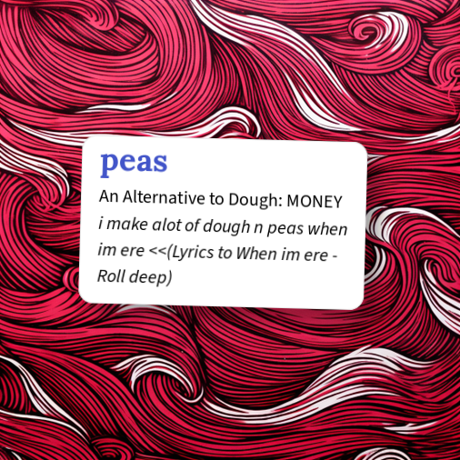 Urban Dictionary: peas