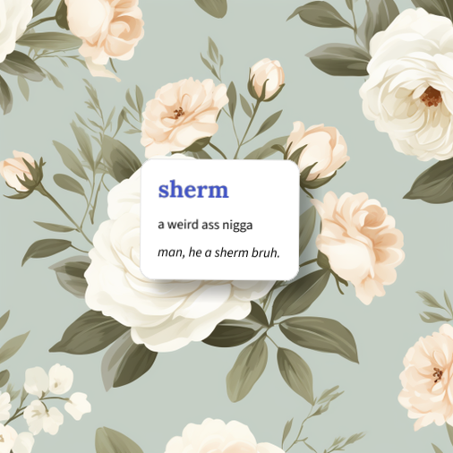Urban Dictionary: sherm