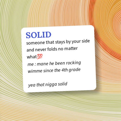 Urban Dictionary: SOLID