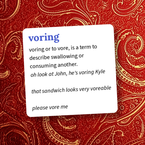Urban Dictionary: voring