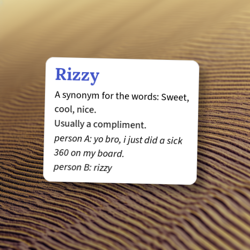 Urban Dictionary: Rizzy
