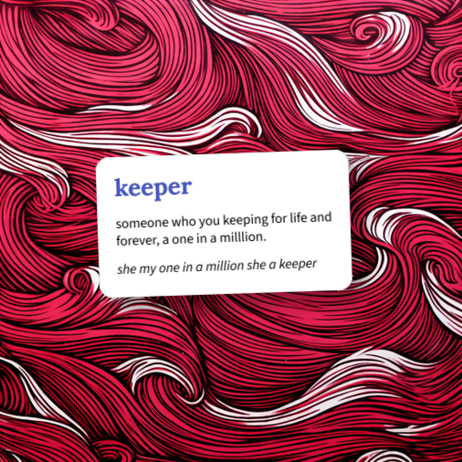Urban Dictionary: keeper