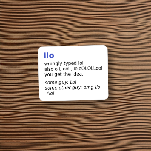 Urban Dictionary: llo