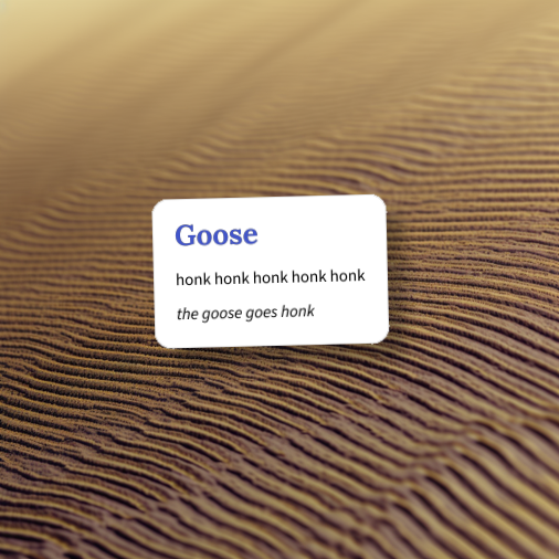 Urban Dictionary: Goose