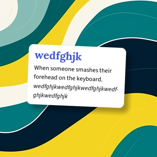Urban Dictionary: wedfghjk