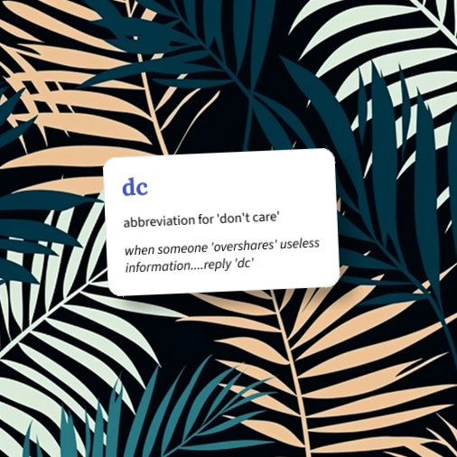 Urban Dictionary: dc