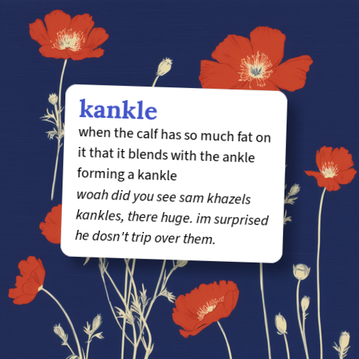Urban Dictionary: kankle