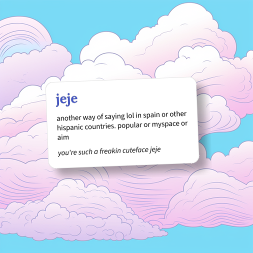 Urban Dictionary: jeje