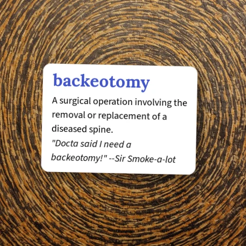 Urban Dictionary: backeotomy