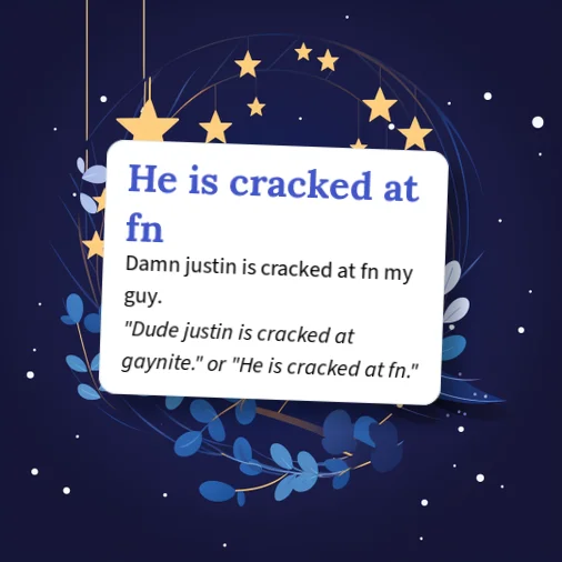 Urban Dictionary: he cracked