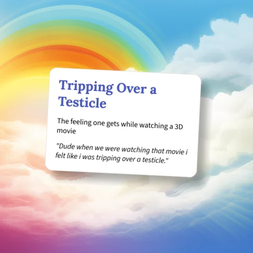 Urban Dictionary: Trips Over