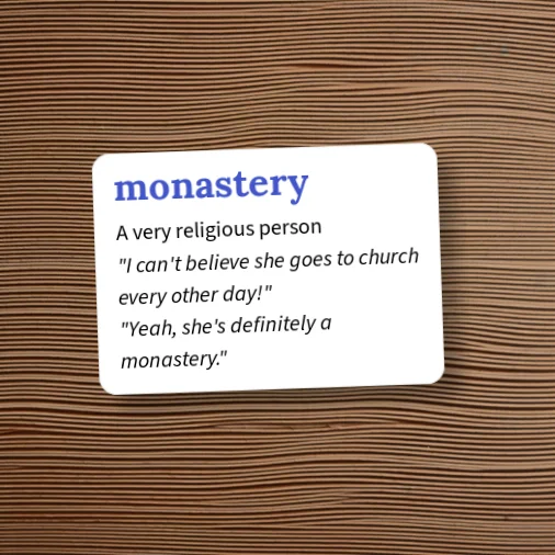 Urban Dictionary: monastery