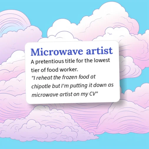 Urban Dictionary: Microwave artist