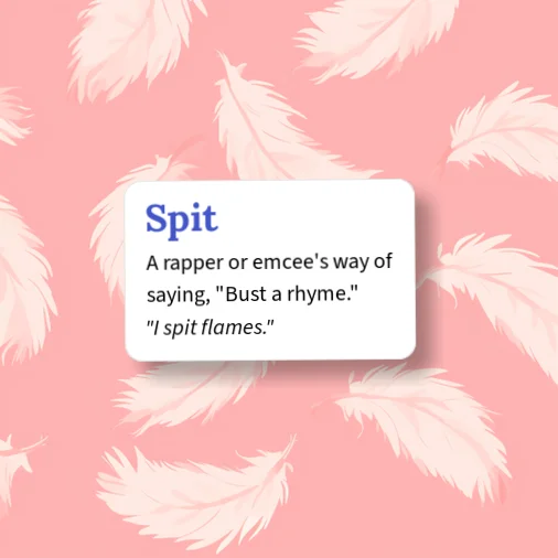 Urban Dictionary: spit