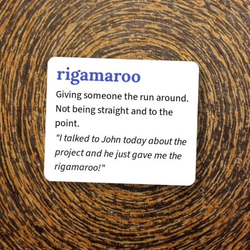 Urban Dictionary: rigamaroo