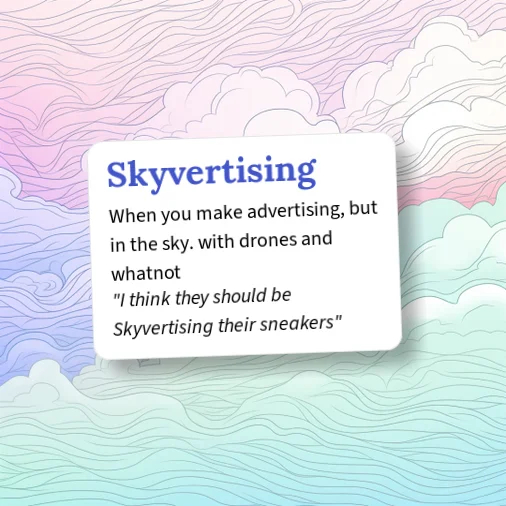 Urban Dictionary: Skyvertising