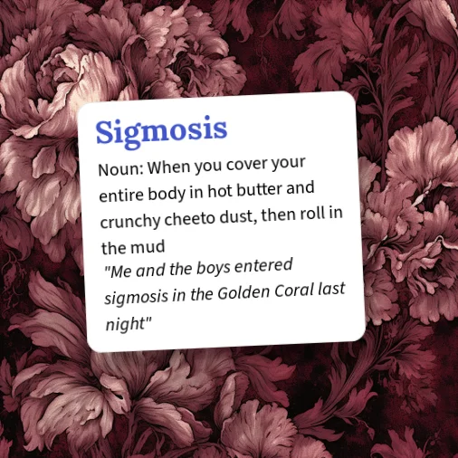 Urban Dictionary: Sigmosis