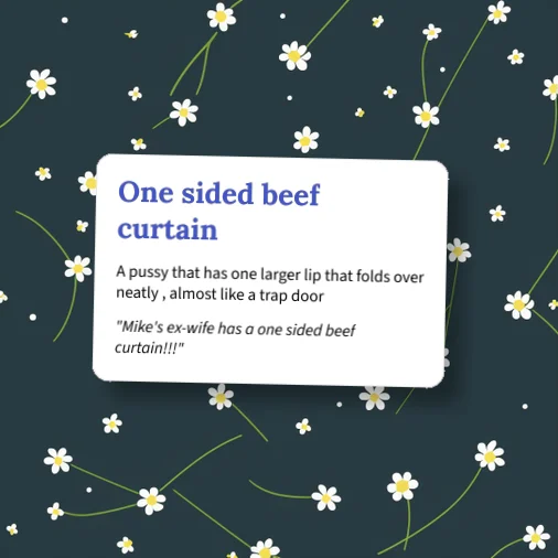 Urban Dictionary: one sided beef