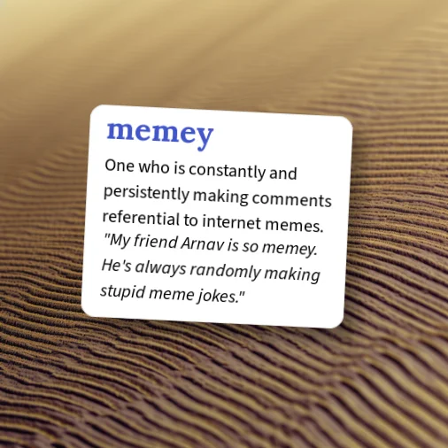Urban Dictionary: memey
