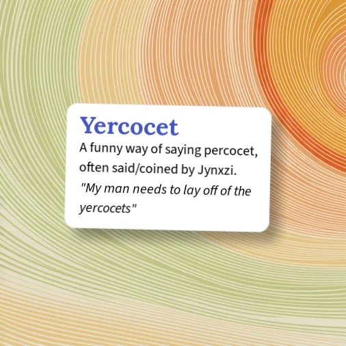 Urban Dictionary: yerkocets