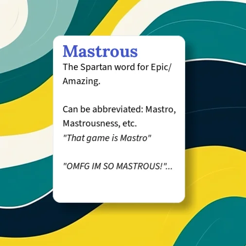 Urban Dictionary: masterious