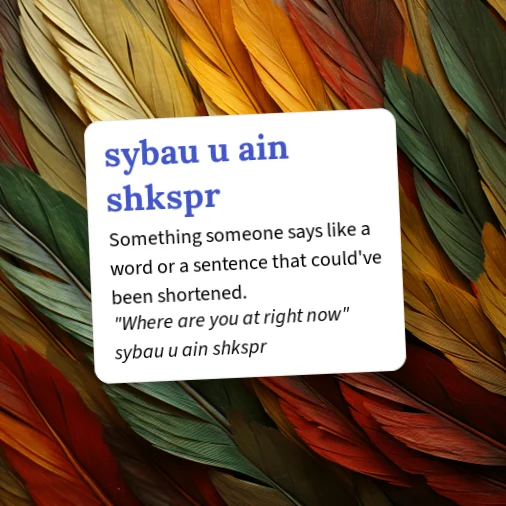 Urban Dictionary: shkspr